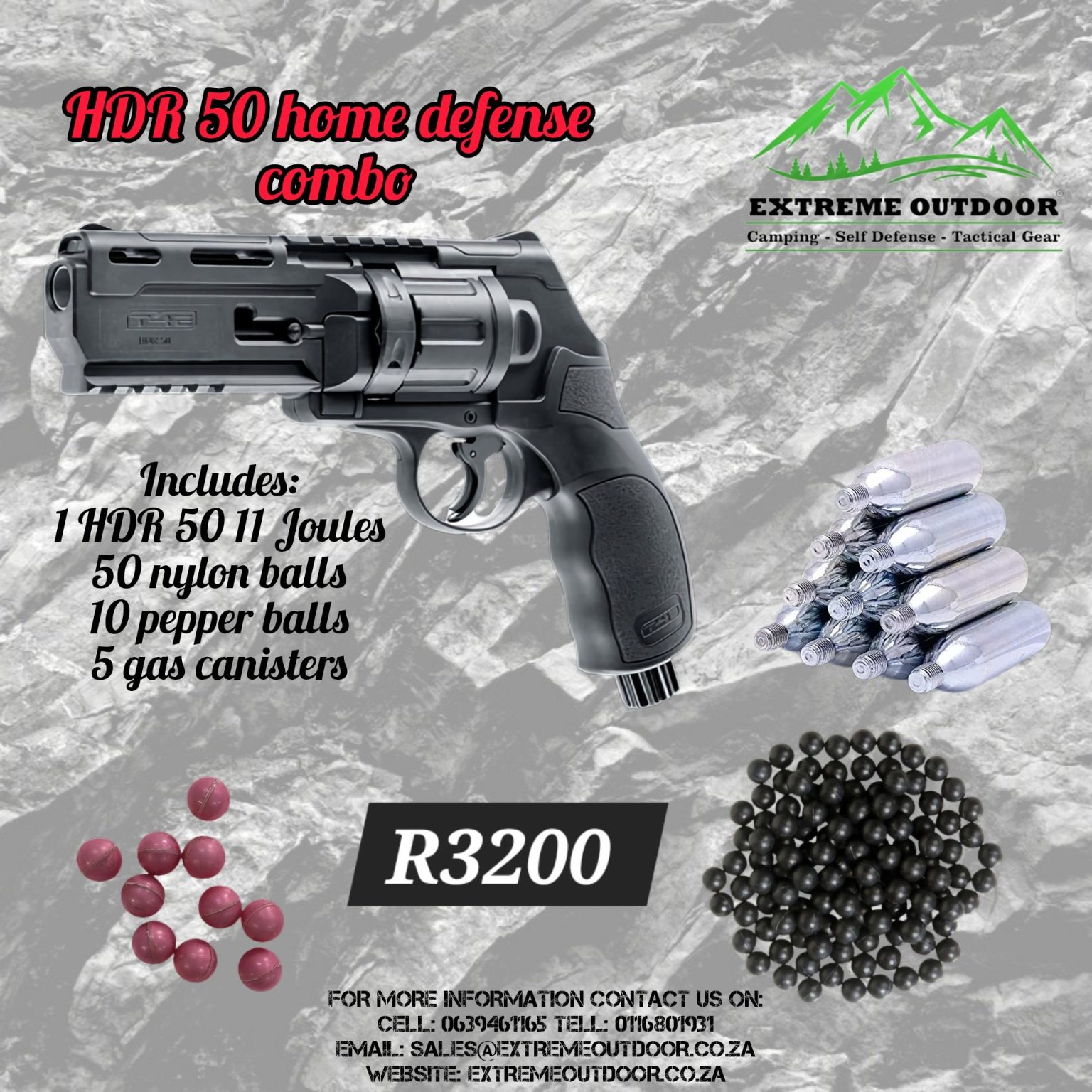 Umarex HDR 50 11 Joule Combo