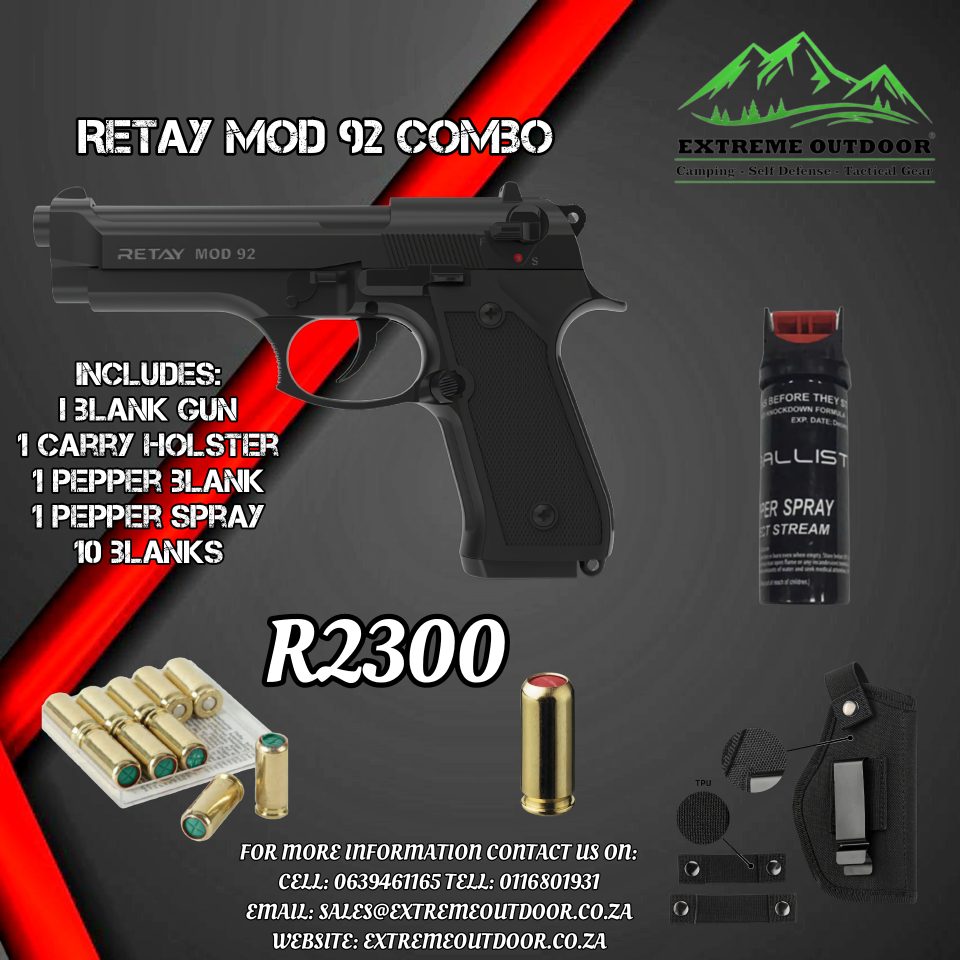 Retay Mod 92 Blank Gun Combo